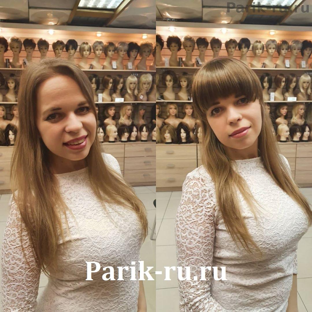 Накладные челки и накладки из волос
